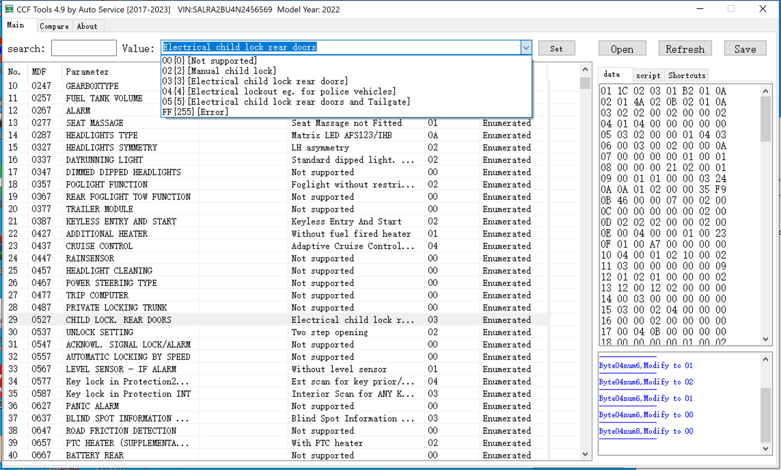 CCF TOOLS Editor For Jaguar Land Rover Upgrades