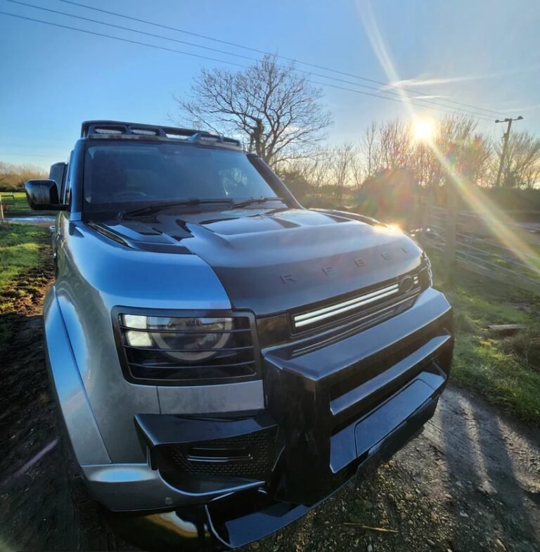 Gloss Black Casing Front Grill Led Dynamic Light For Defender L663